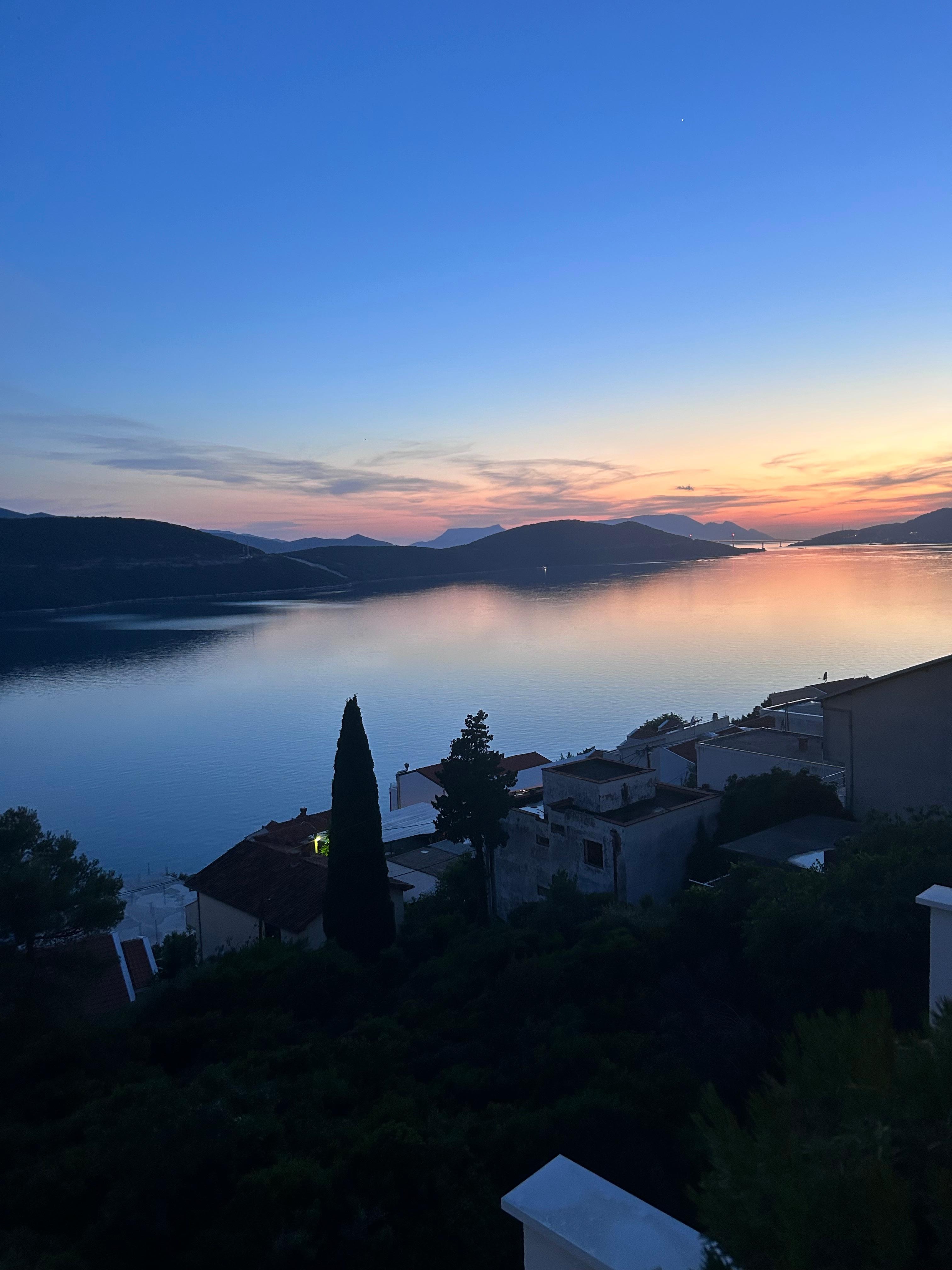 Sunset from our balcony