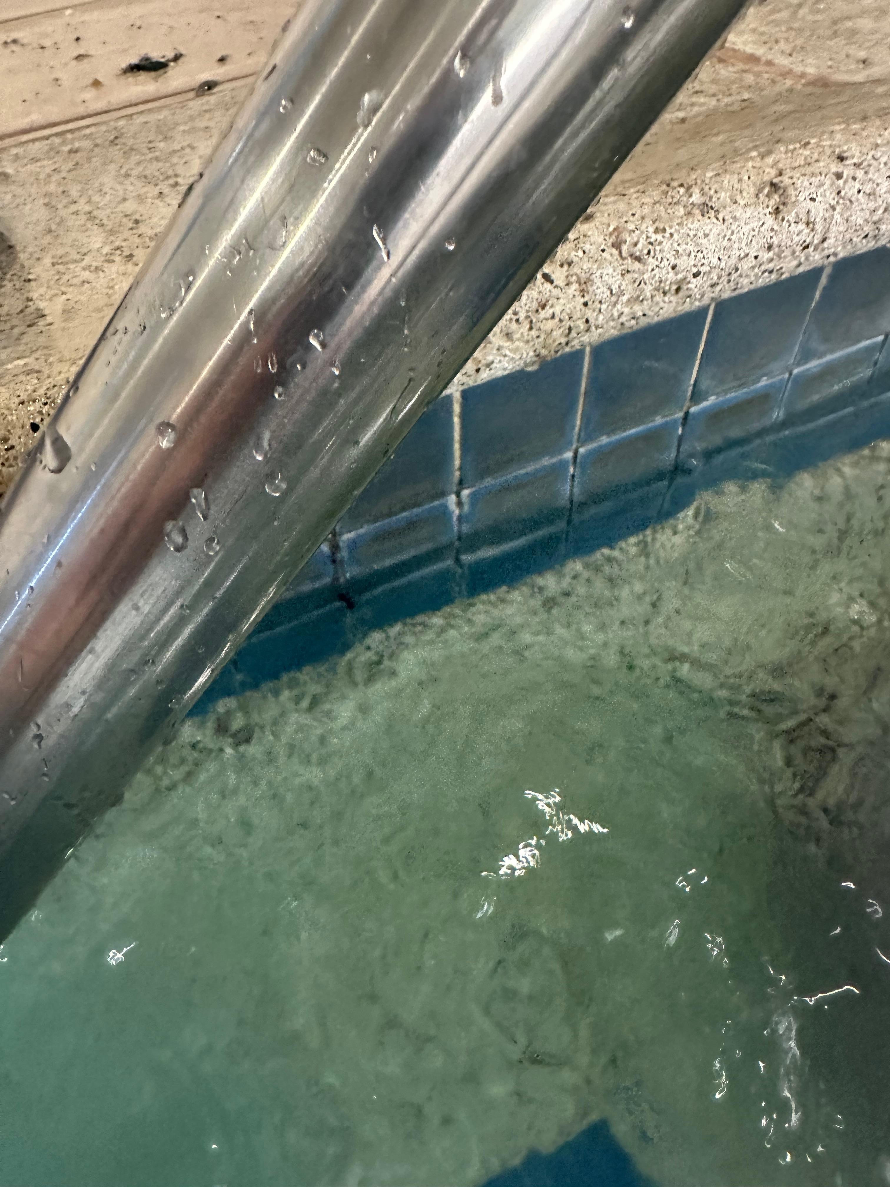 Floating nasty stuff. 