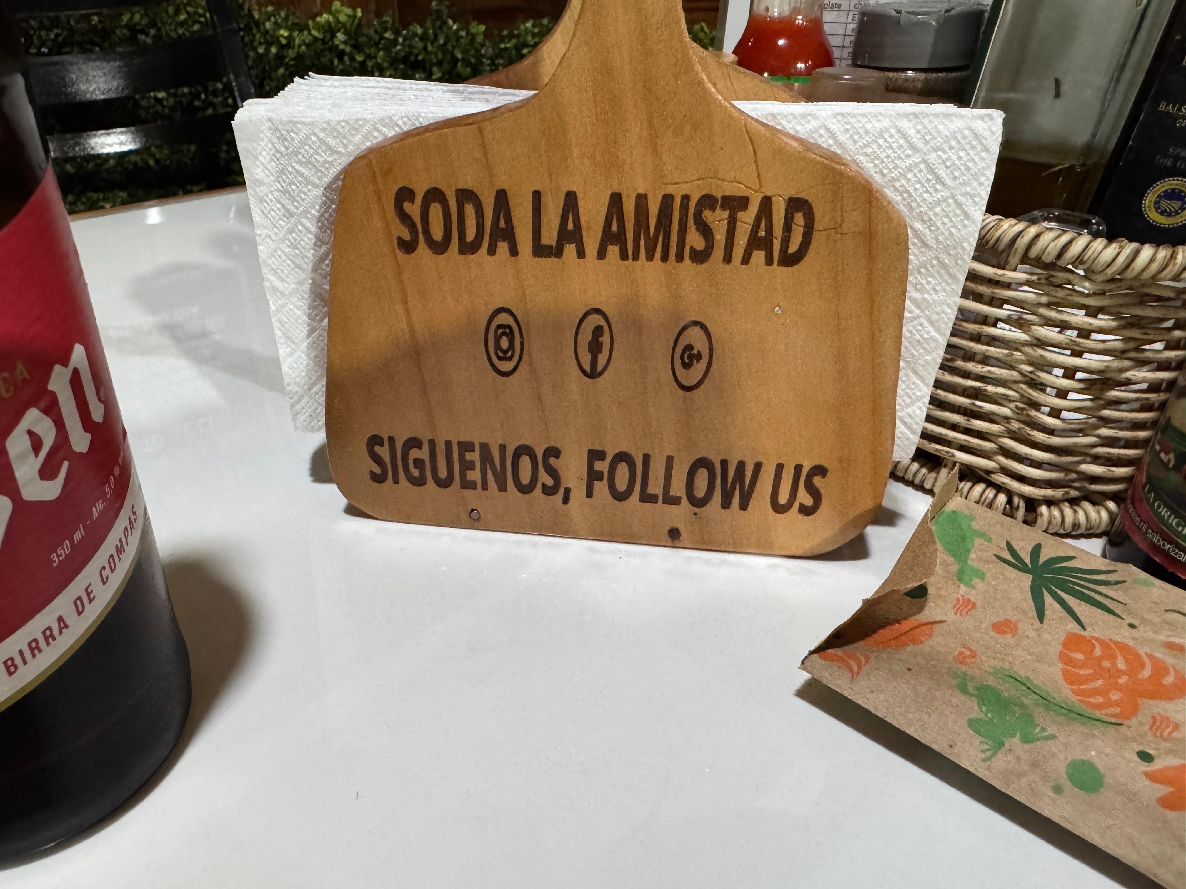 Leckeres Soda, Empfehlung vom Hotel 