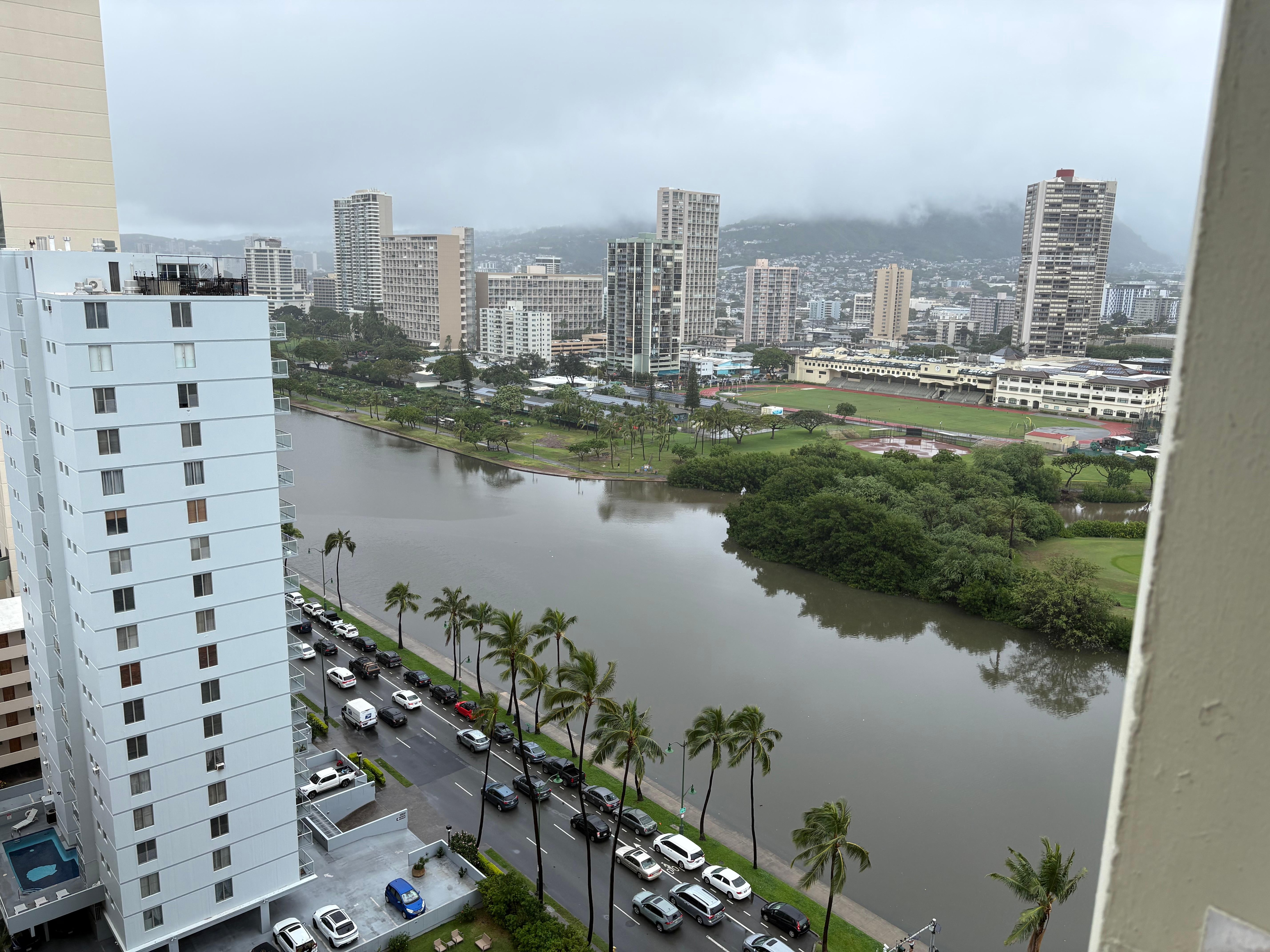 Overlooking Waikīkī