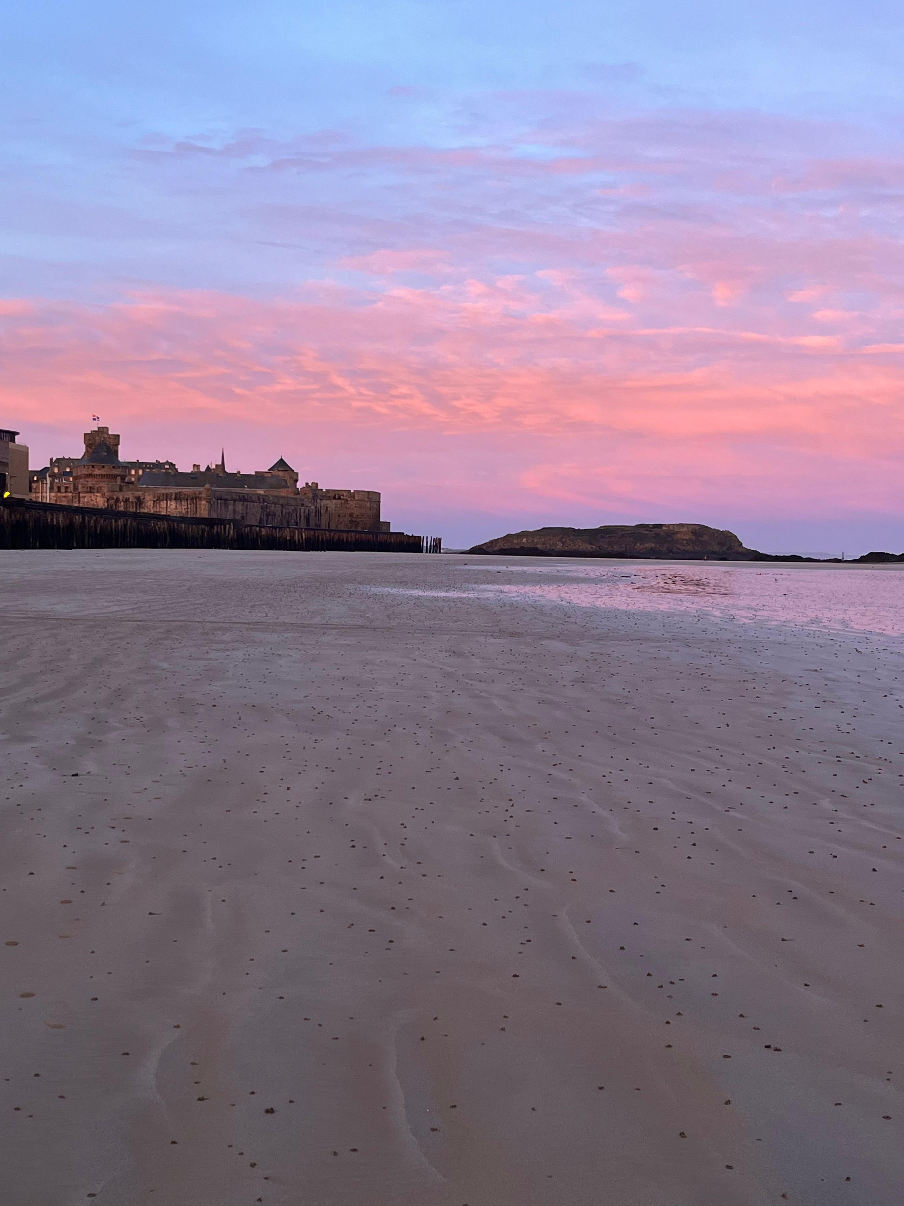 Plage du sillon à Saint Malo