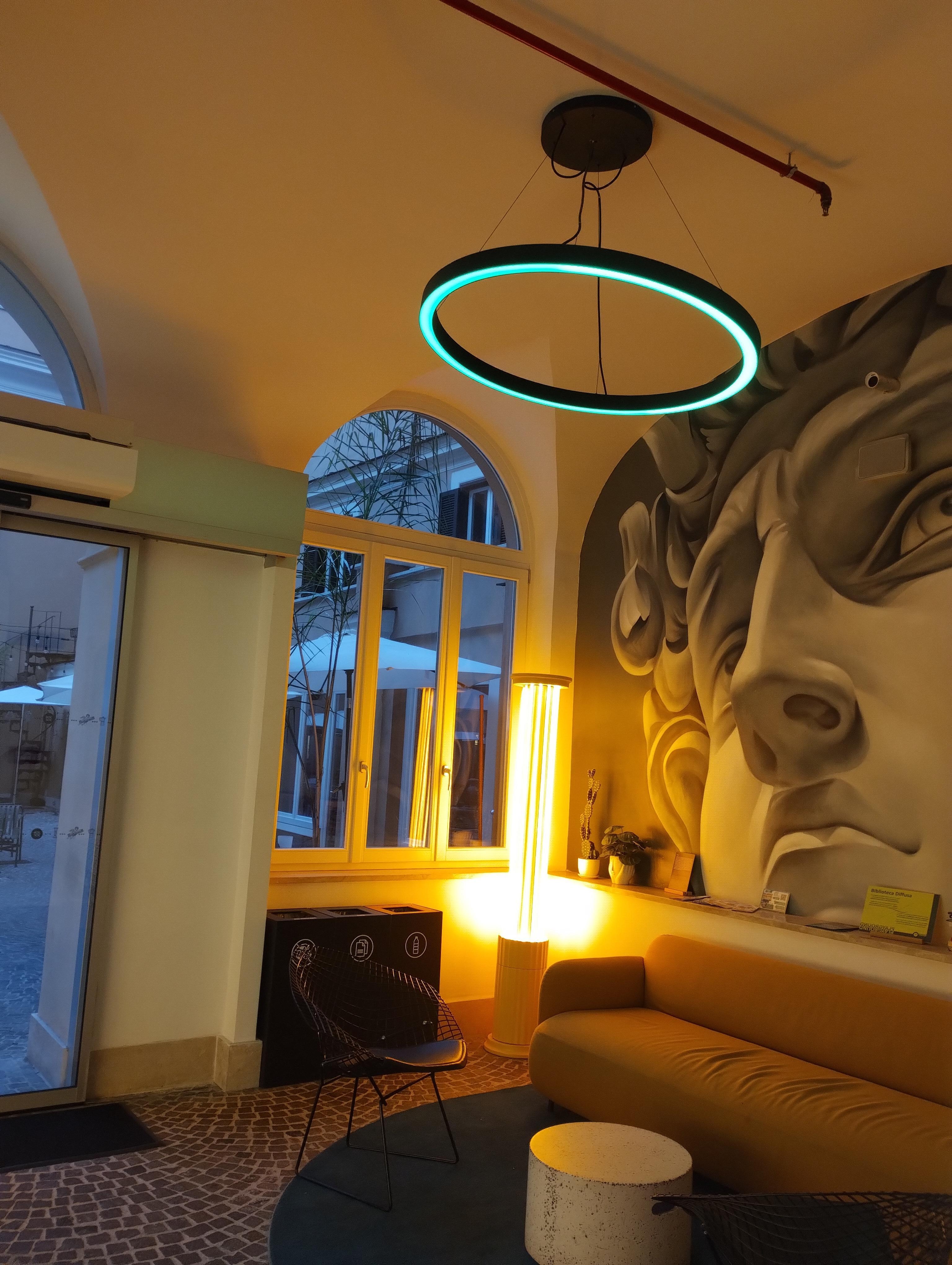 Sala junto à recepção 