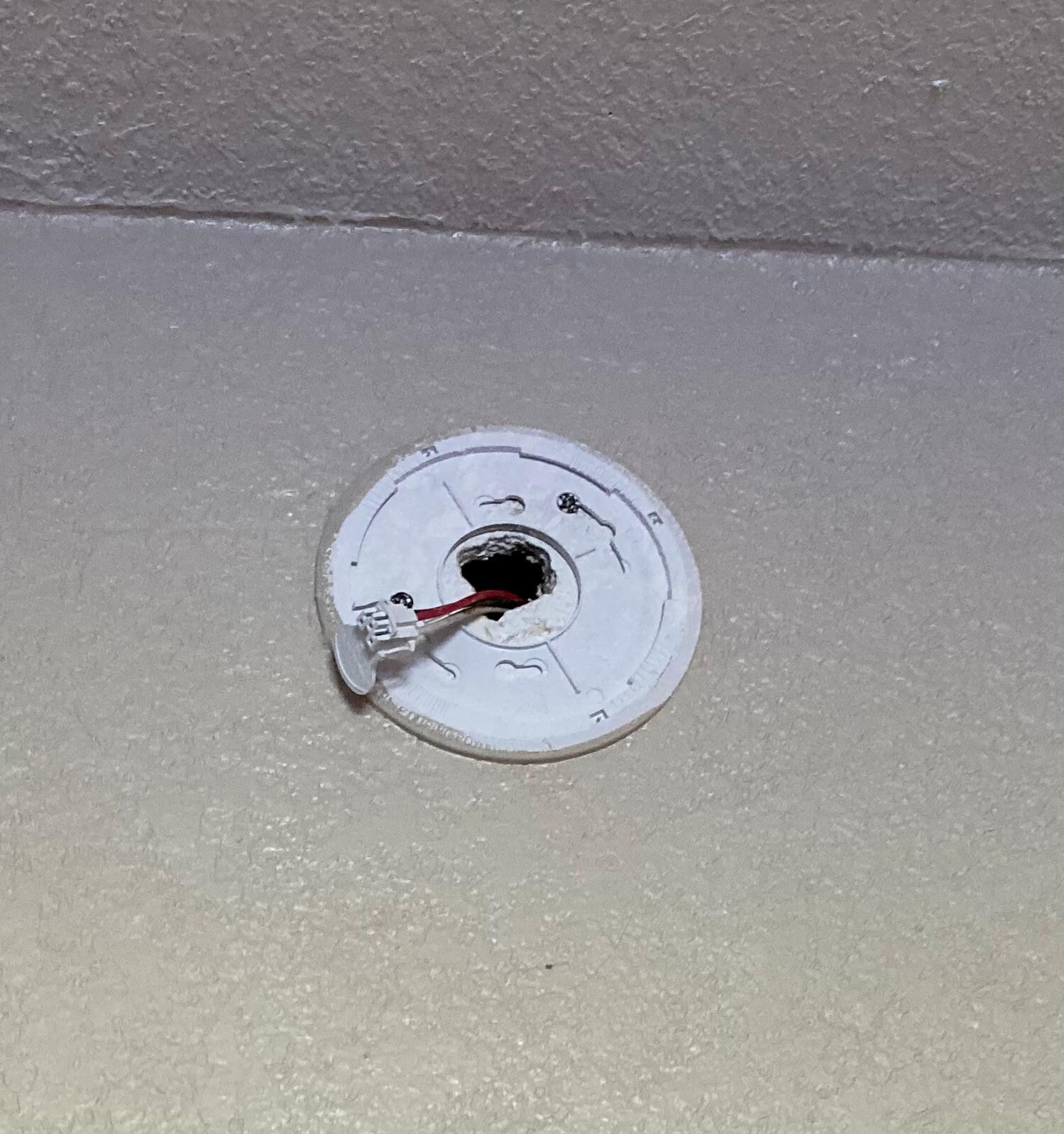 No smoke detector