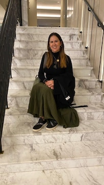 Escada do hotel