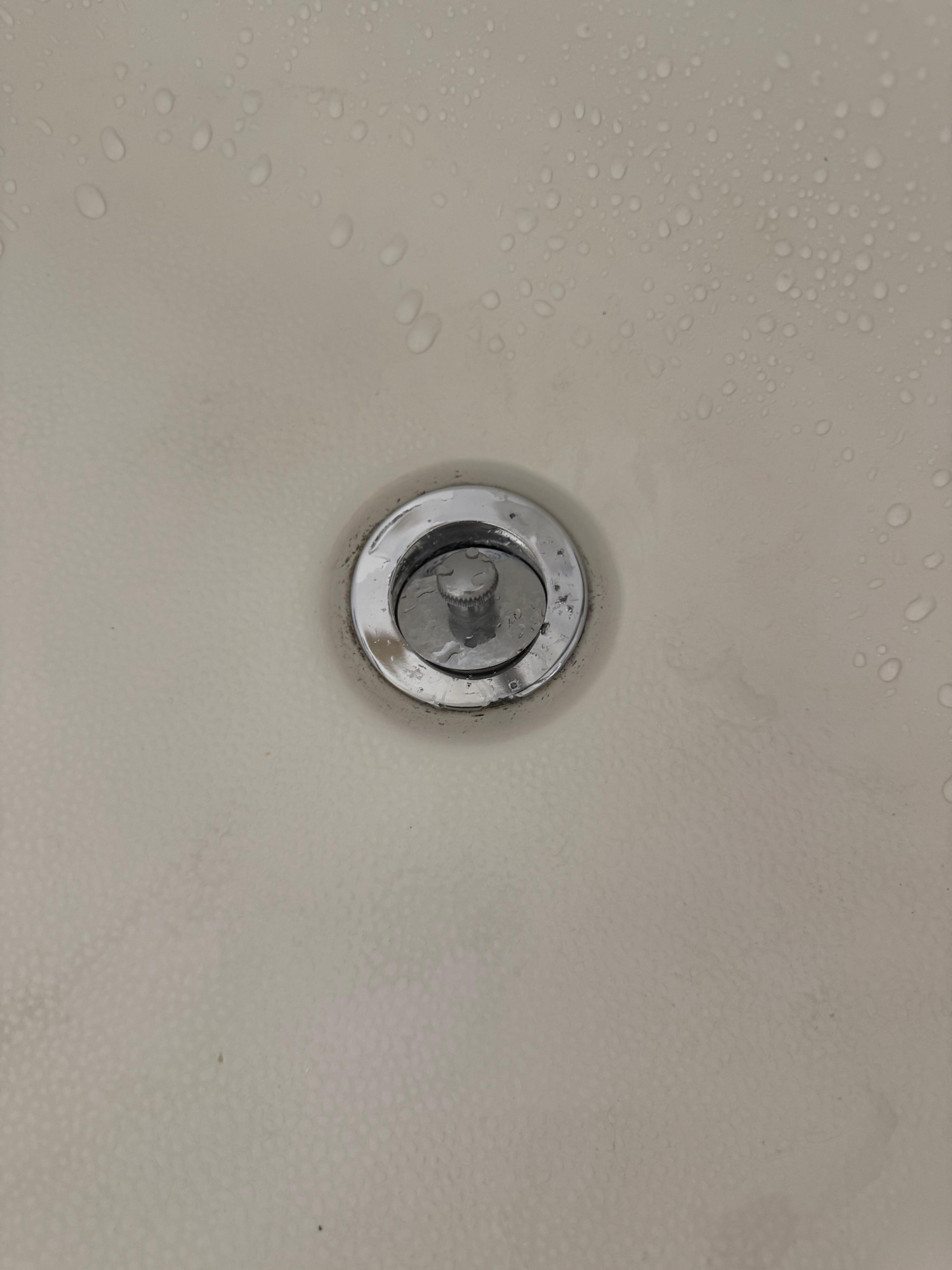 Broken tub drain