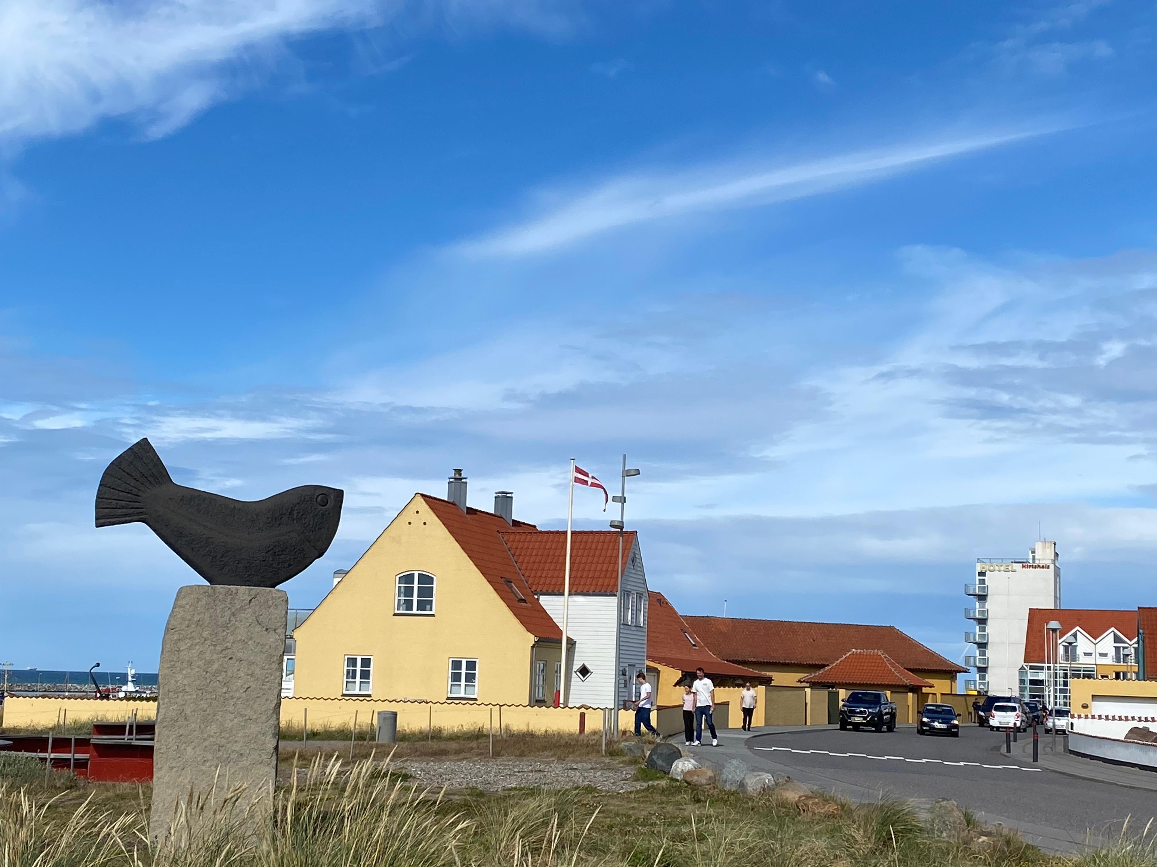 Torv ved hôtel Hirtshals 