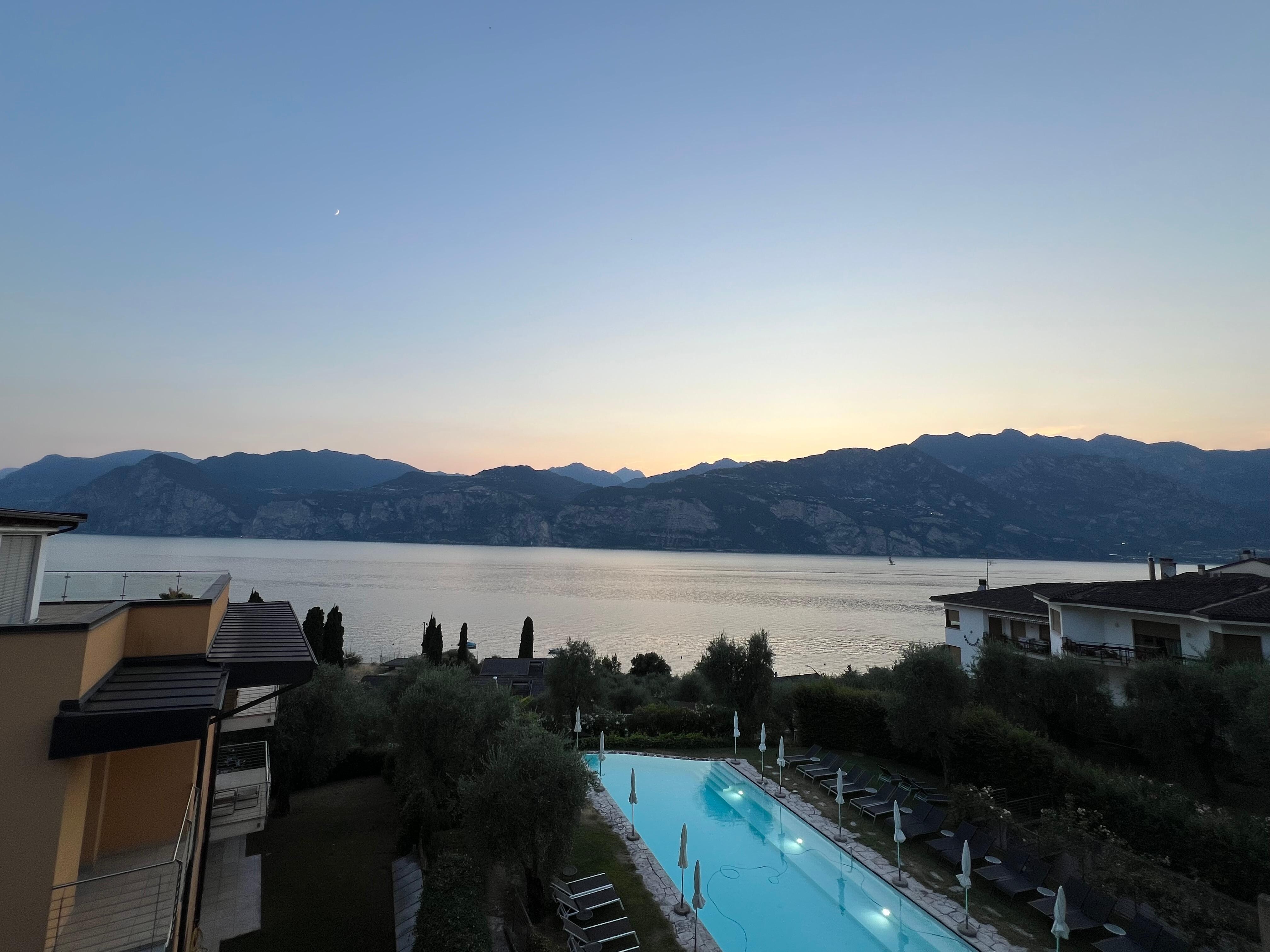View from our balcony