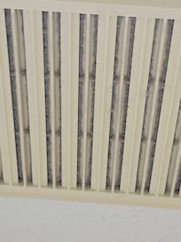 Dirty fan that blew dust chunks