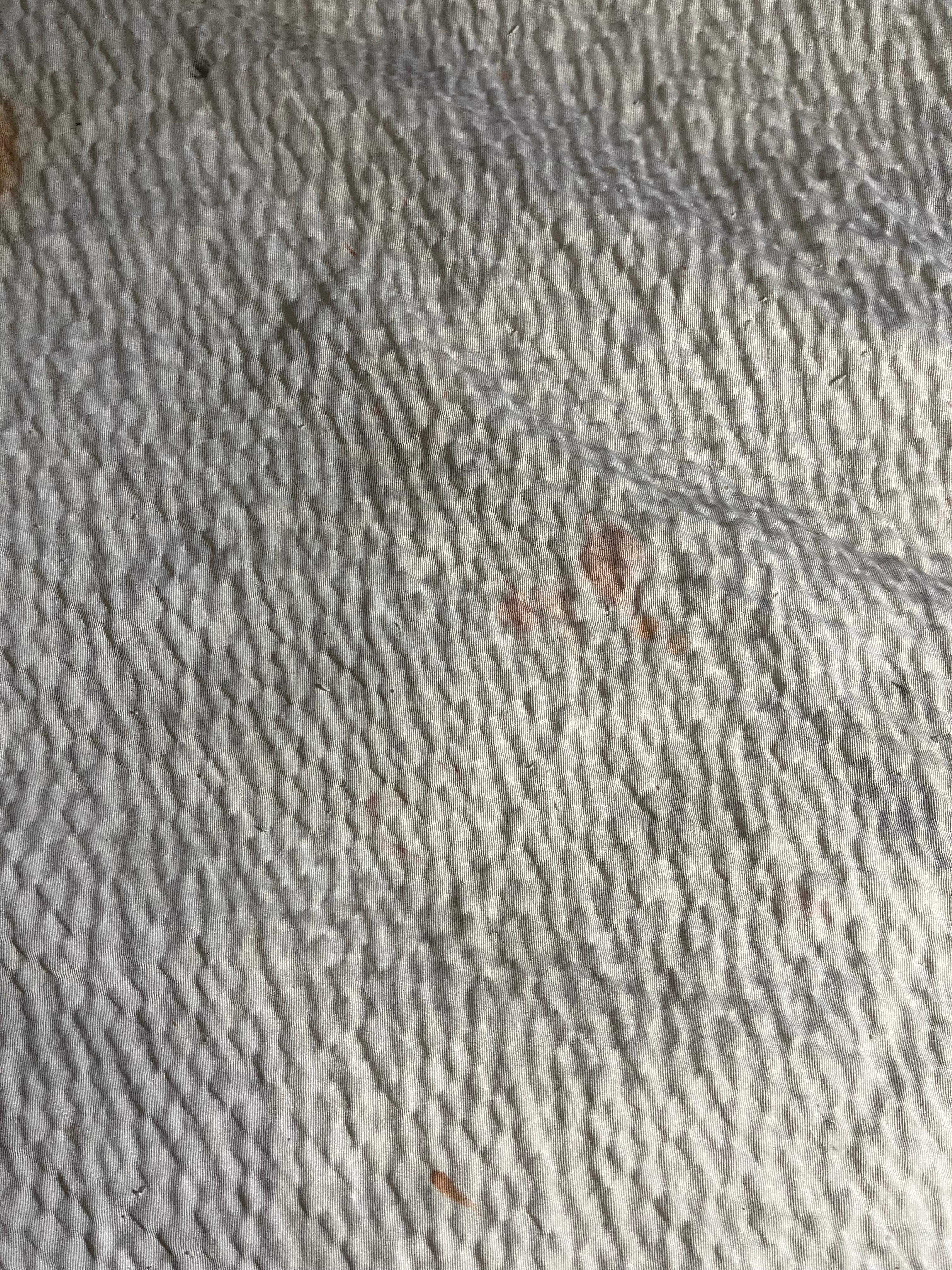 Blood stains on blanket?