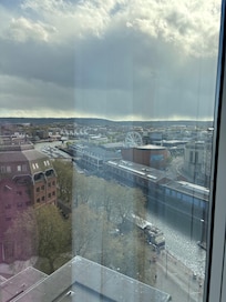 Great view from our huge window on floor 13