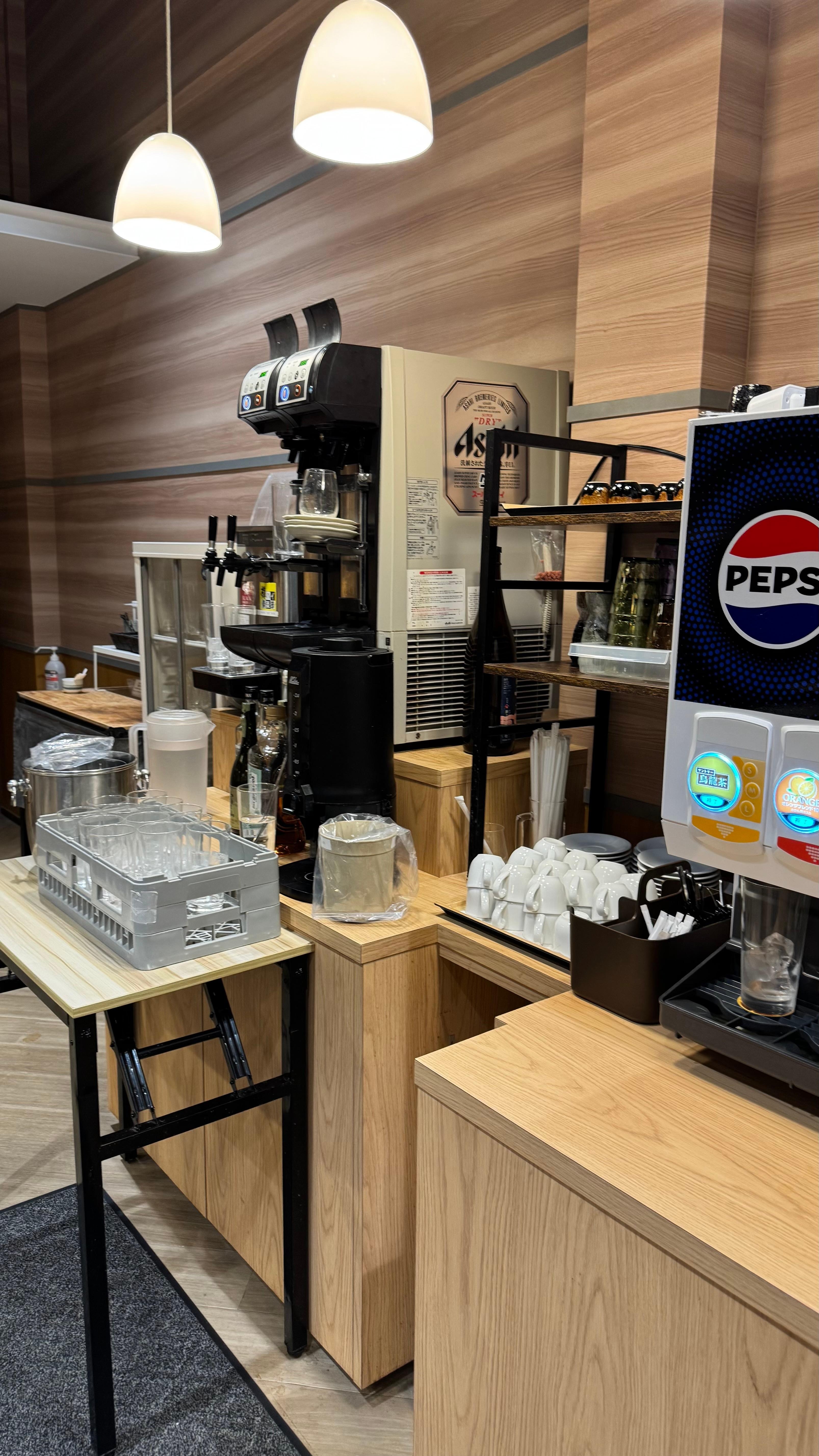 無限暢飲的飲料區