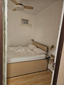 Værelset efter vi havde sovet i det.