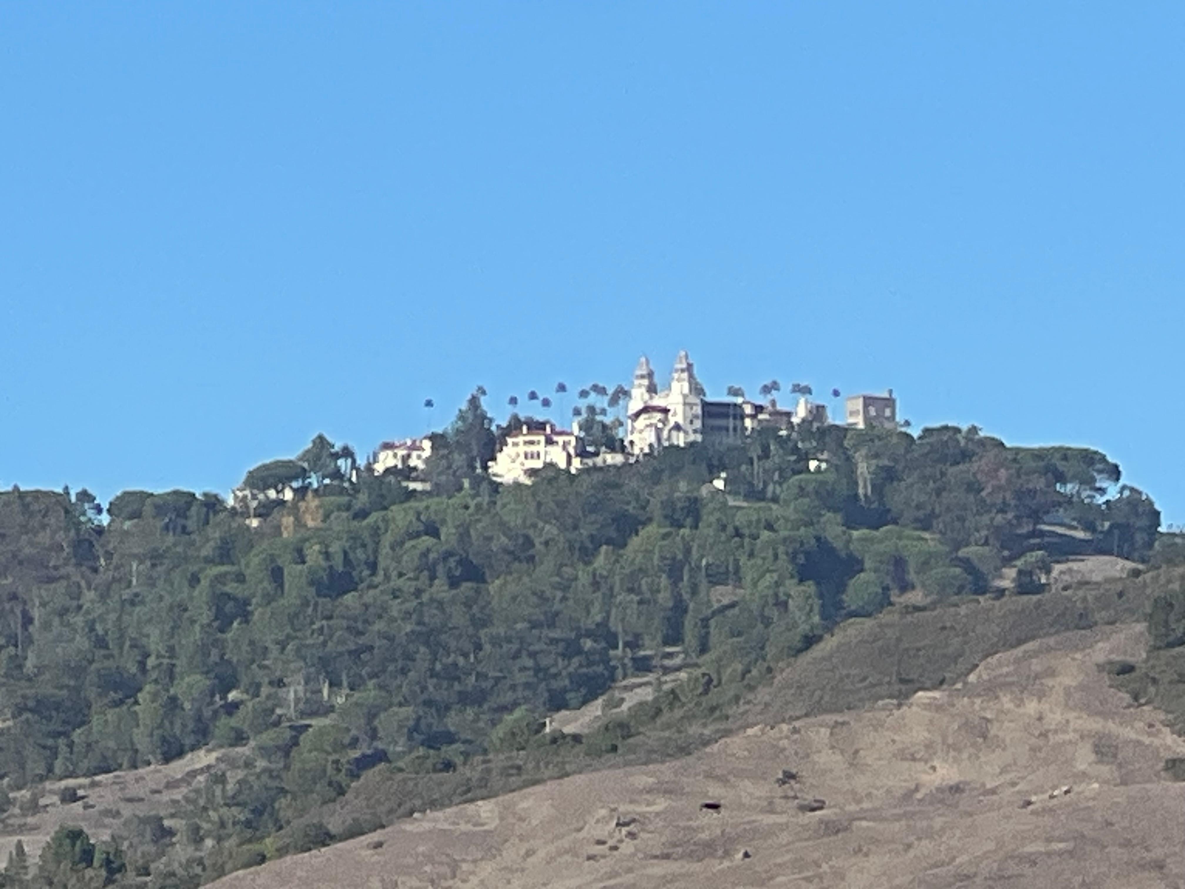 Hearst Castle on the hilltop