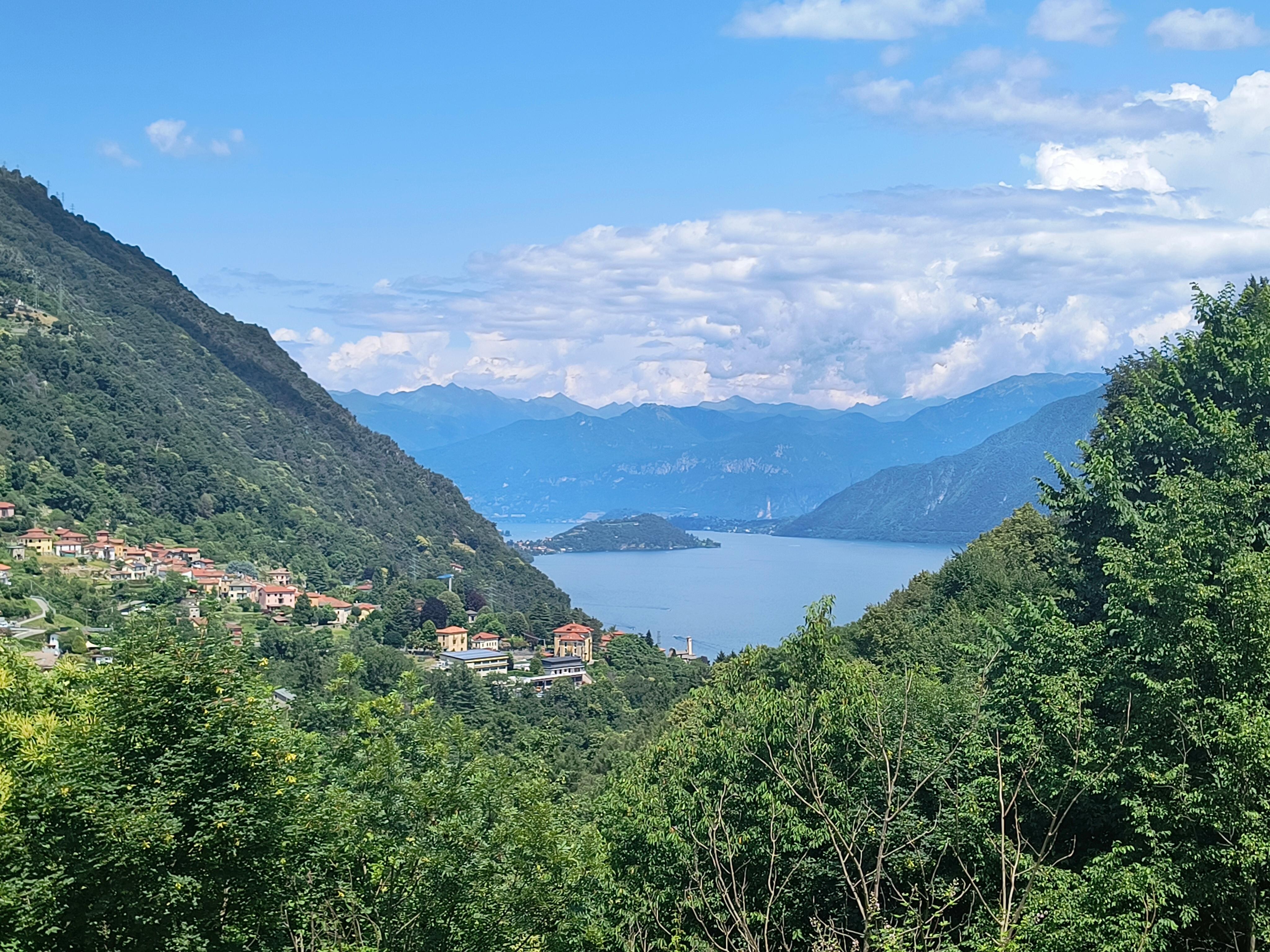 View of Lake Como from the hotel 
