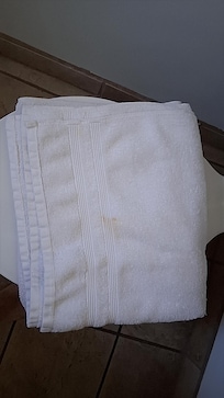 Towels was stained