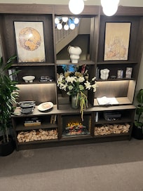 Ved indgangen til restauranten