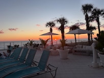 Sunset from the pool deck 🧡💛❤️