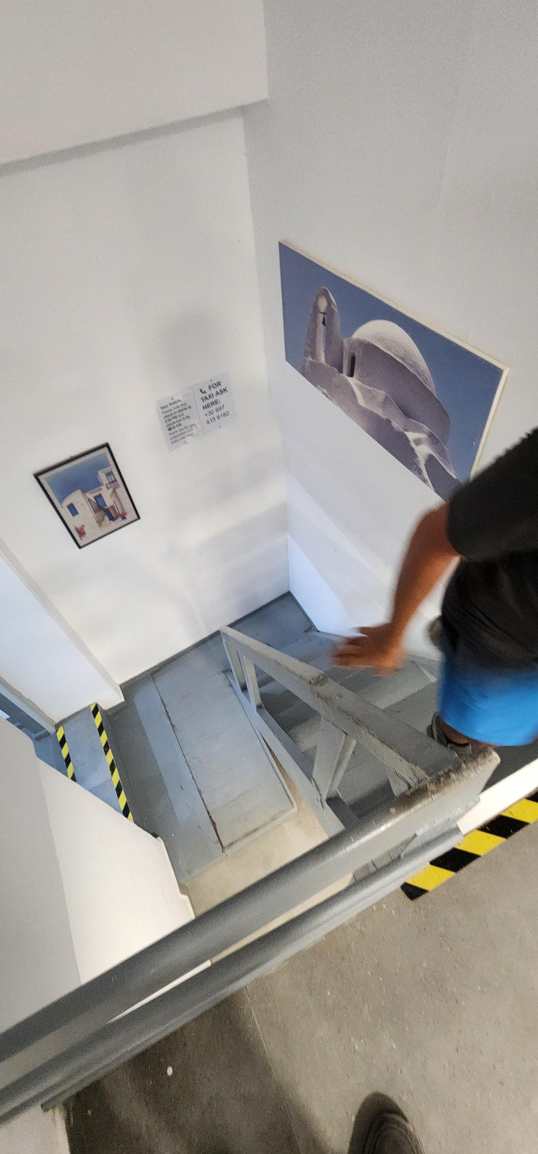 Stairs to go to second floor 