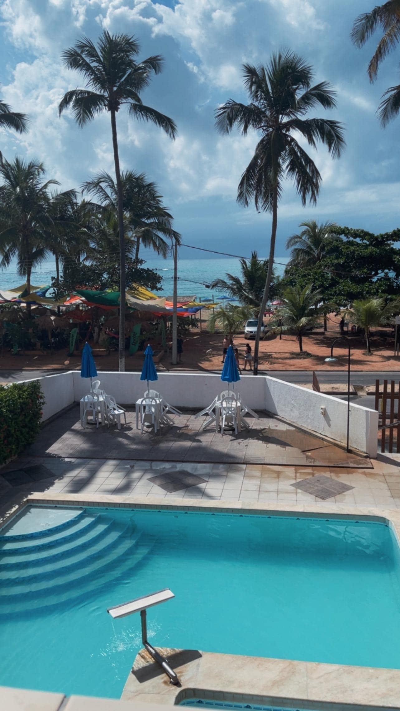 Vista do restaurante do hotel 