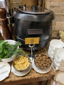 朝食は日替わりです