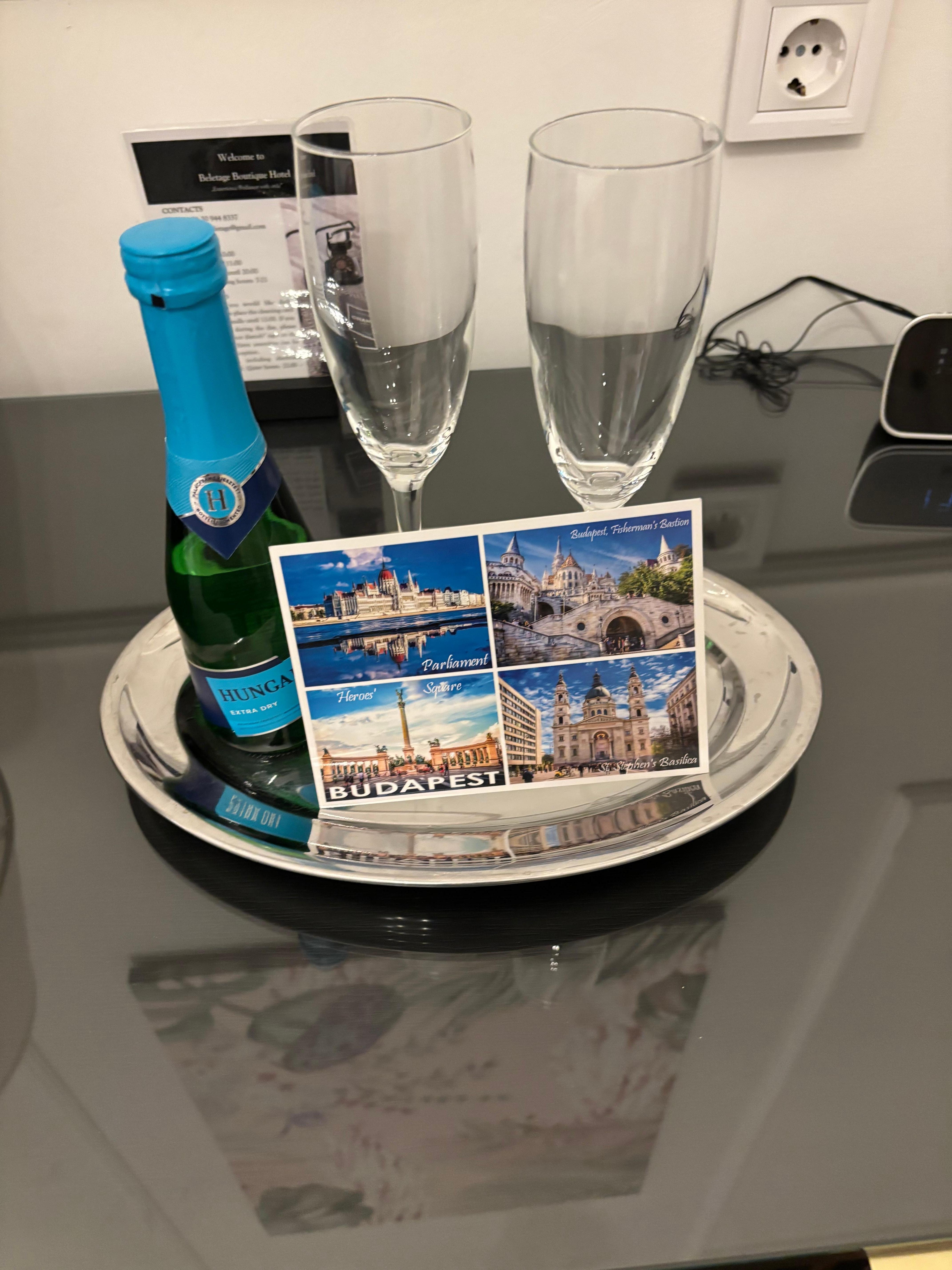 Lovely little birthday treat with a handwritten birthday message from the staff 