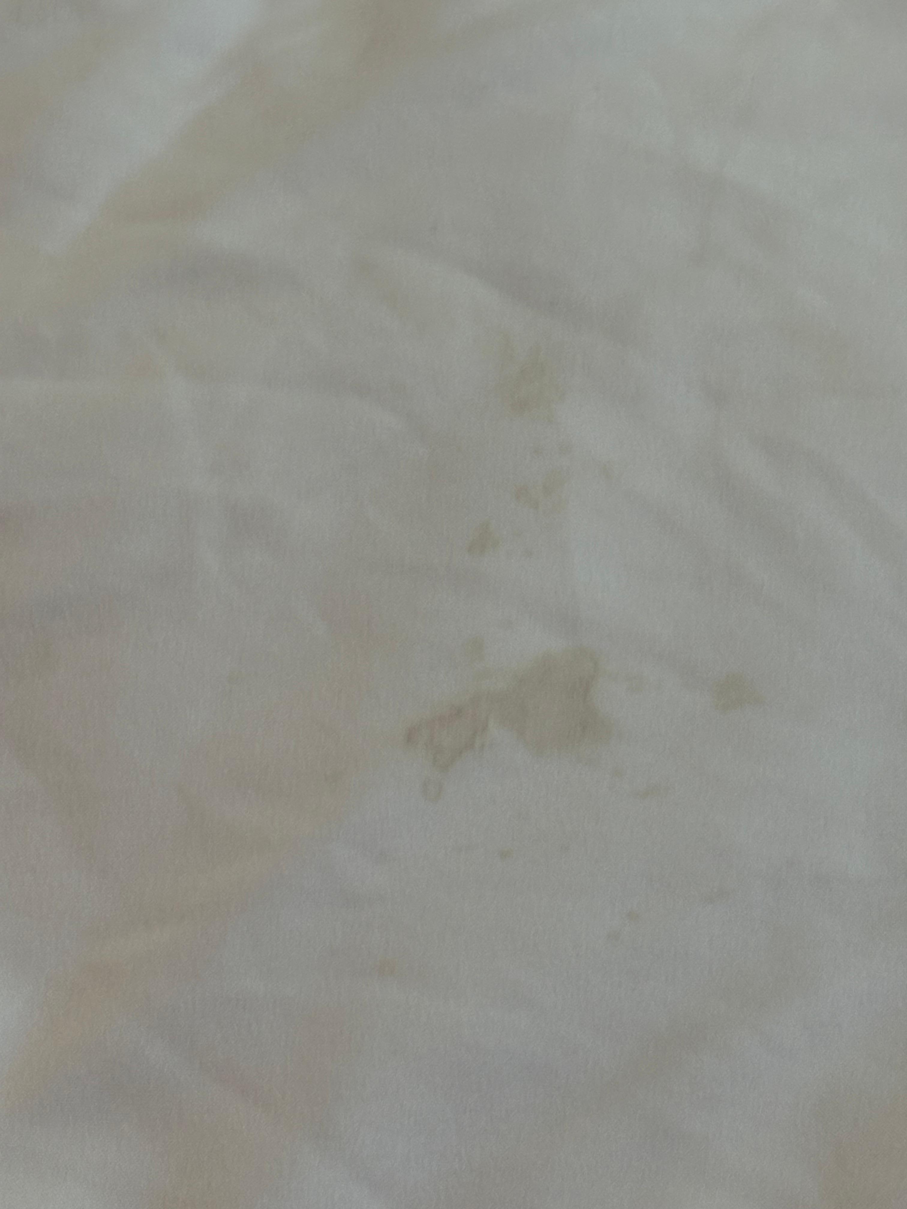 Stains on the sheets