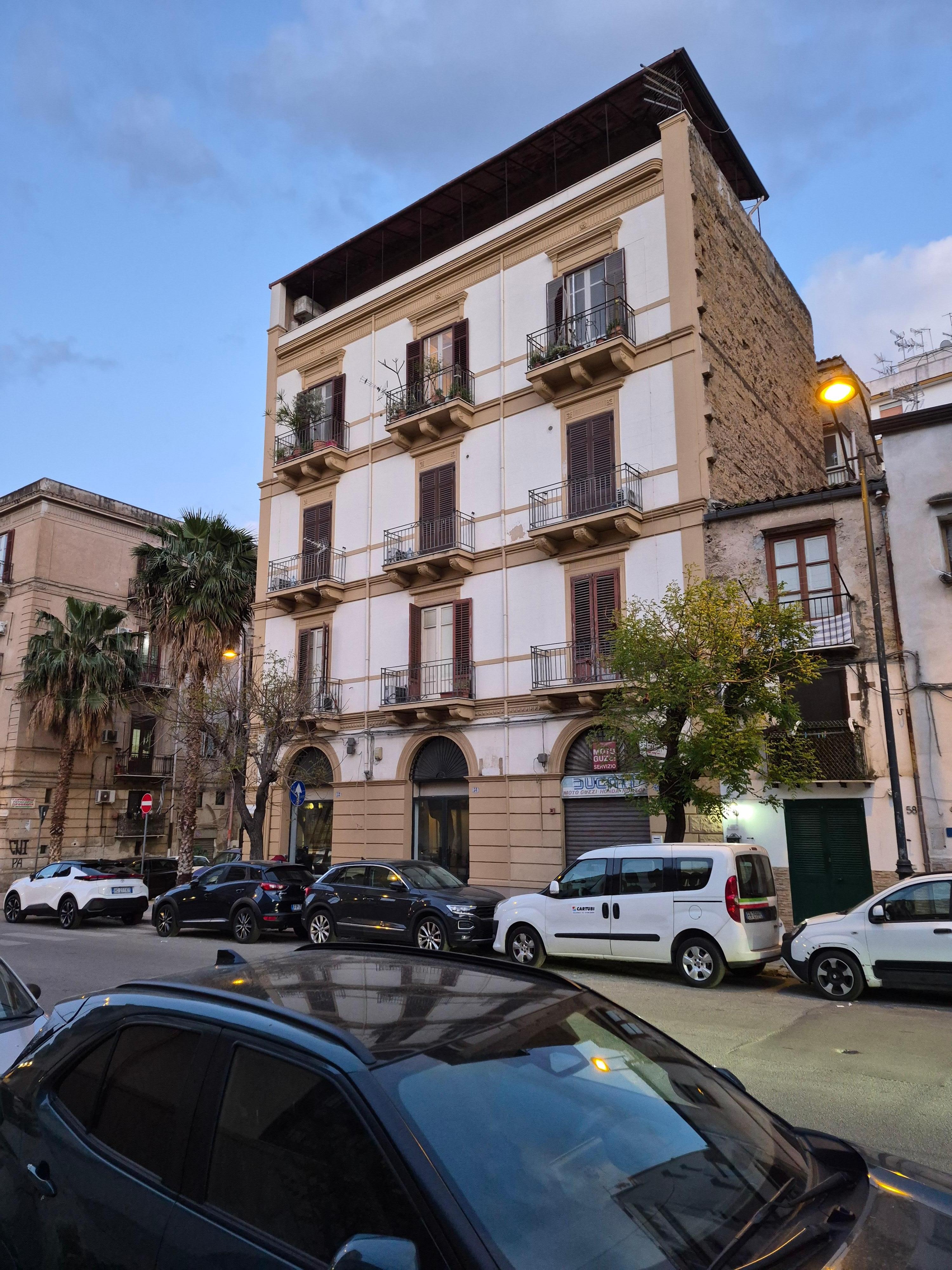 Side view of same apartments, B and B in shared building