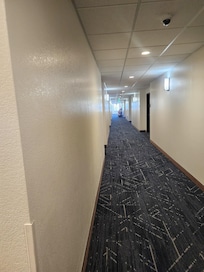 Bare hall walls