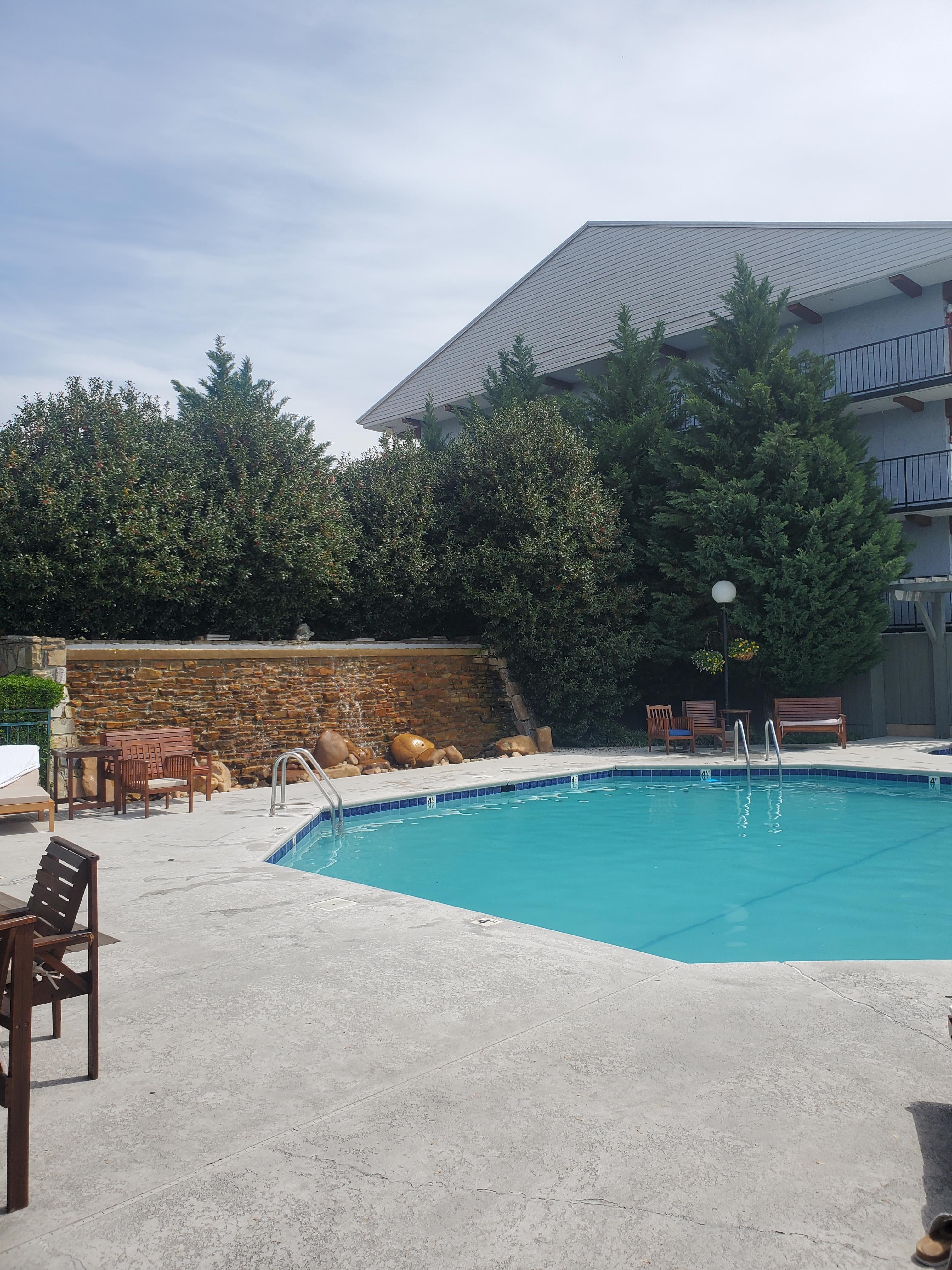 Had fun at the pool. 