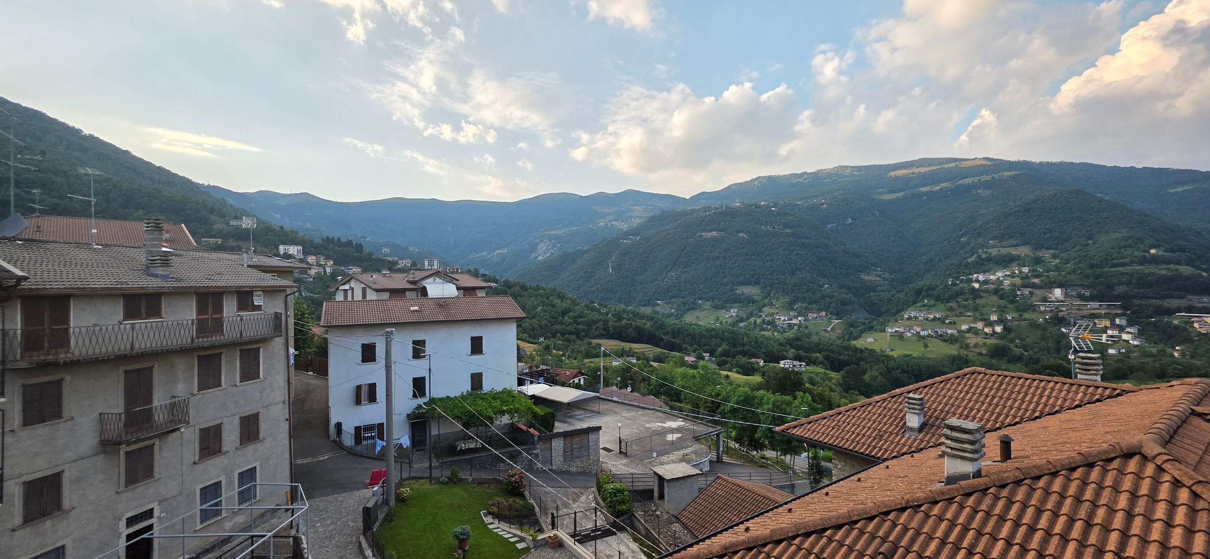 Vista da varanda do quarto 