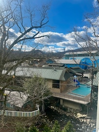 Great view from the balcony, still private and secluded