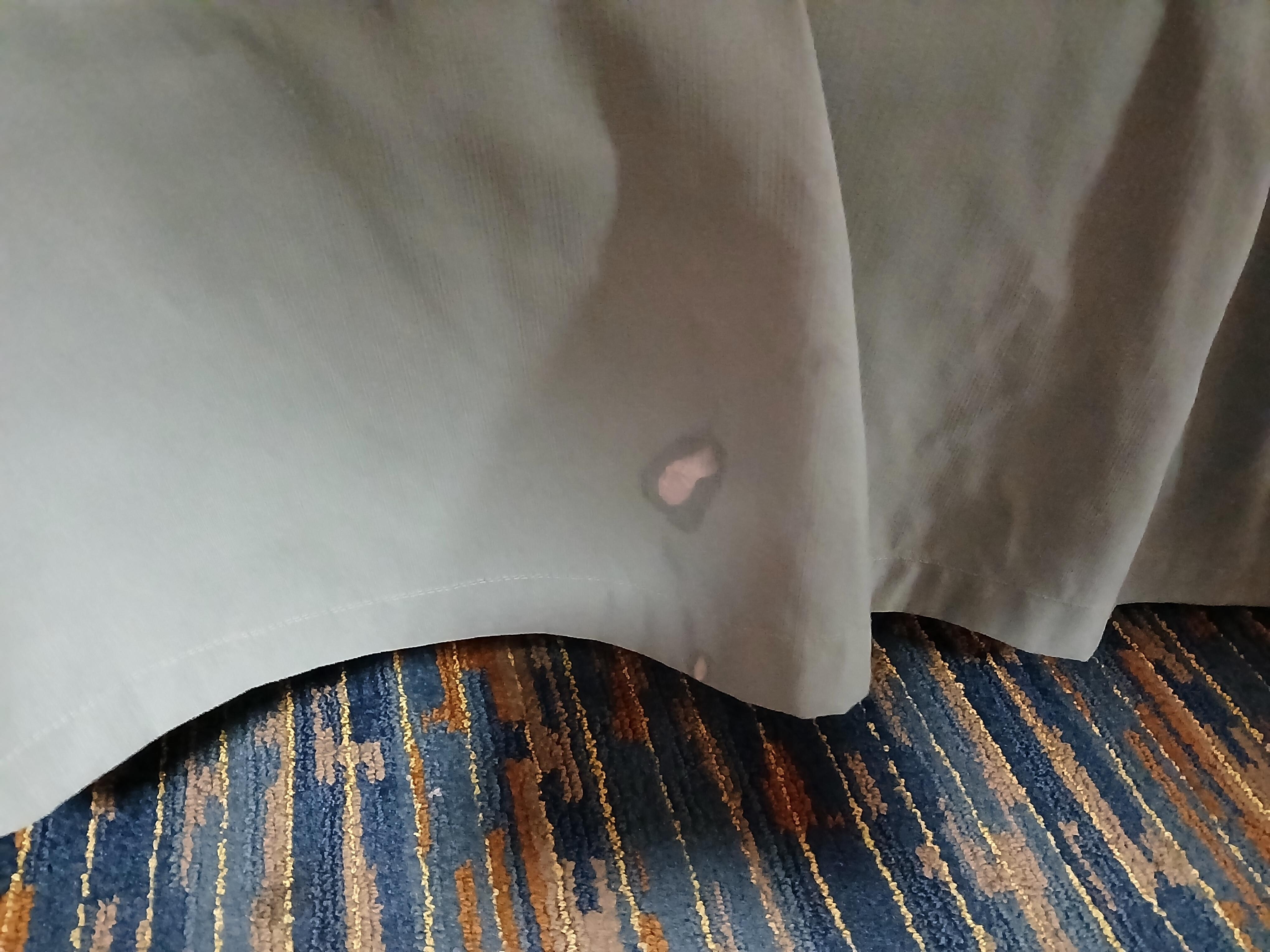 Dirty bedskirt