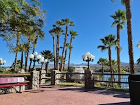 Enjoying the river in the early morning.