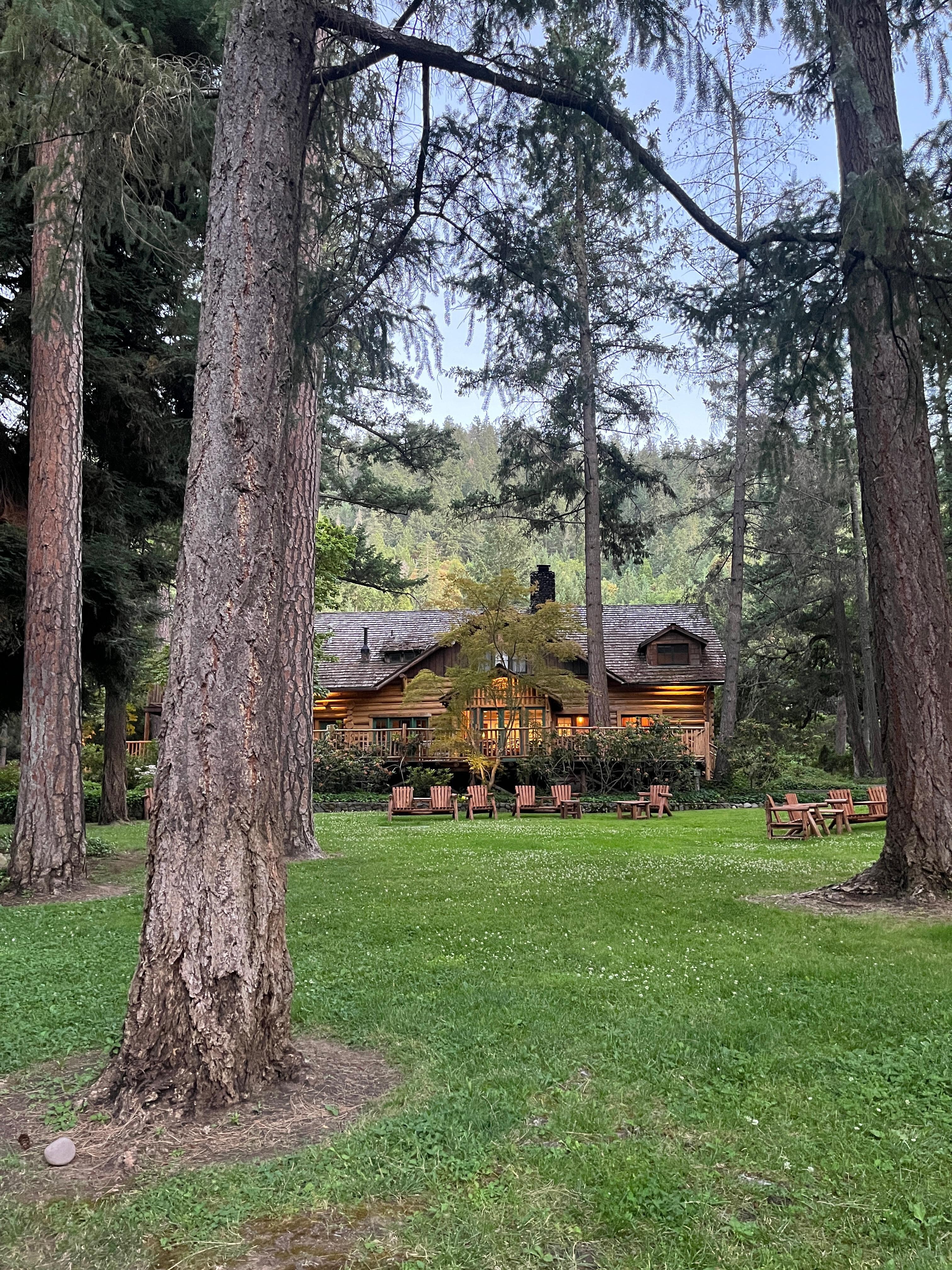 Grounds and lodge