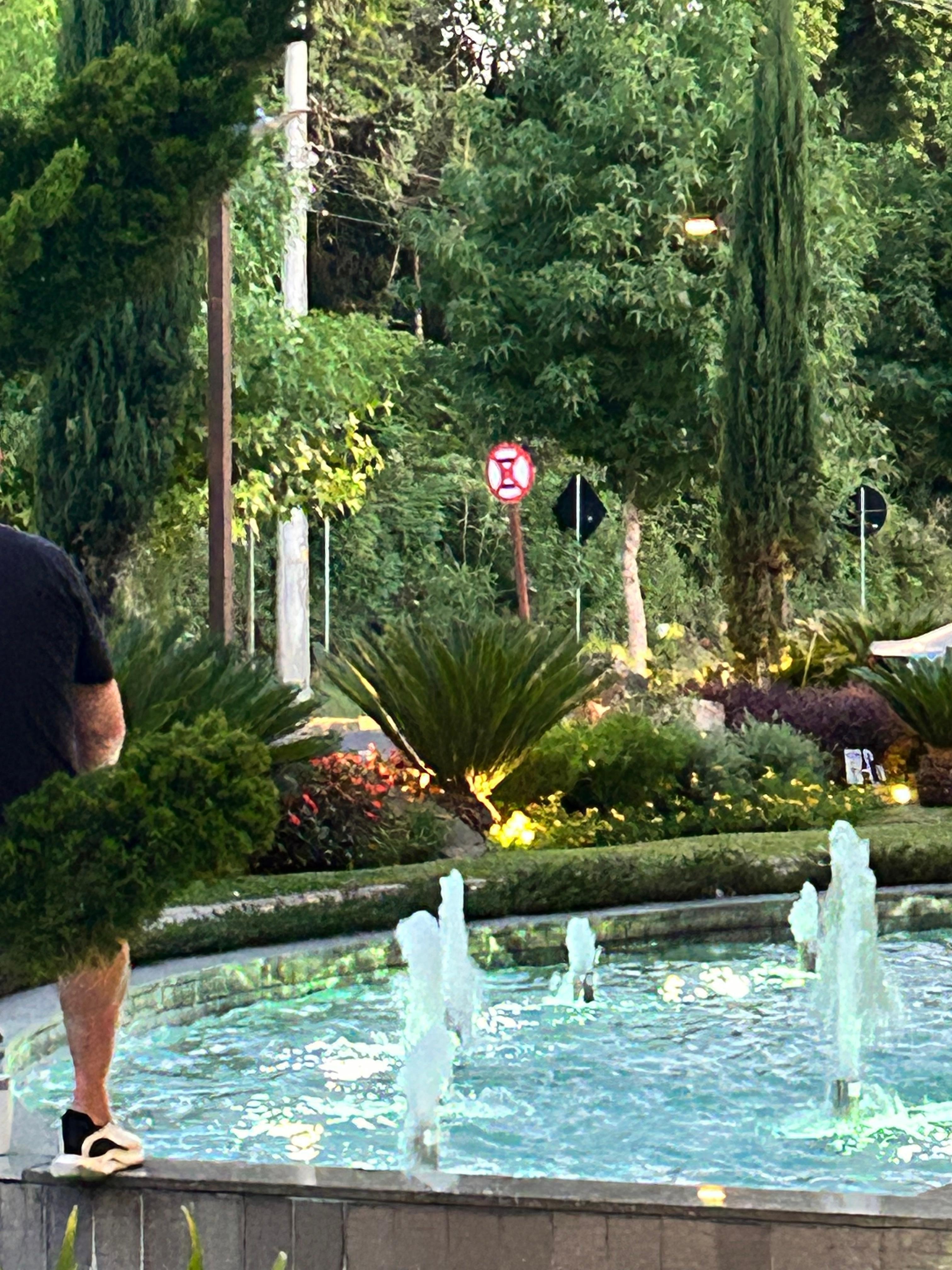 Entrada do hotel/resort