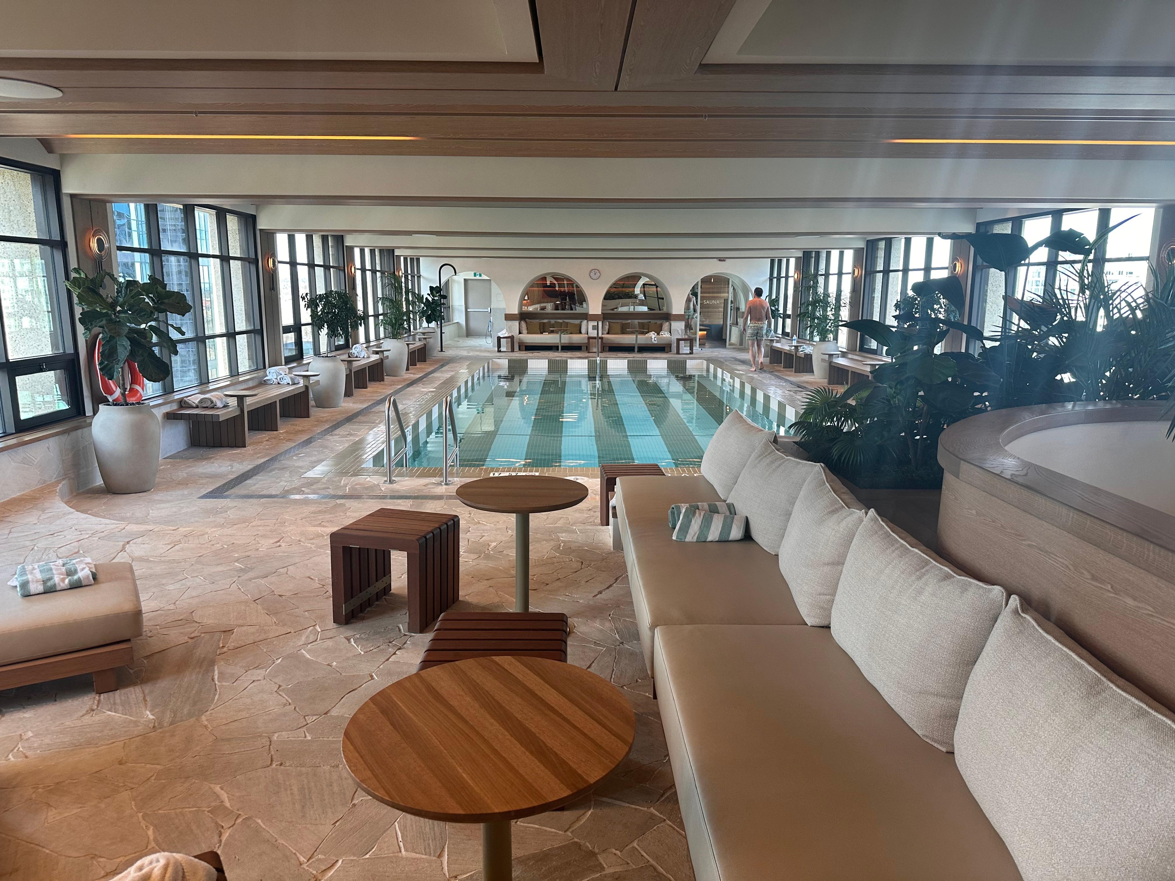 lots of comfortable seating and tables