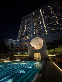 Pool and hotel