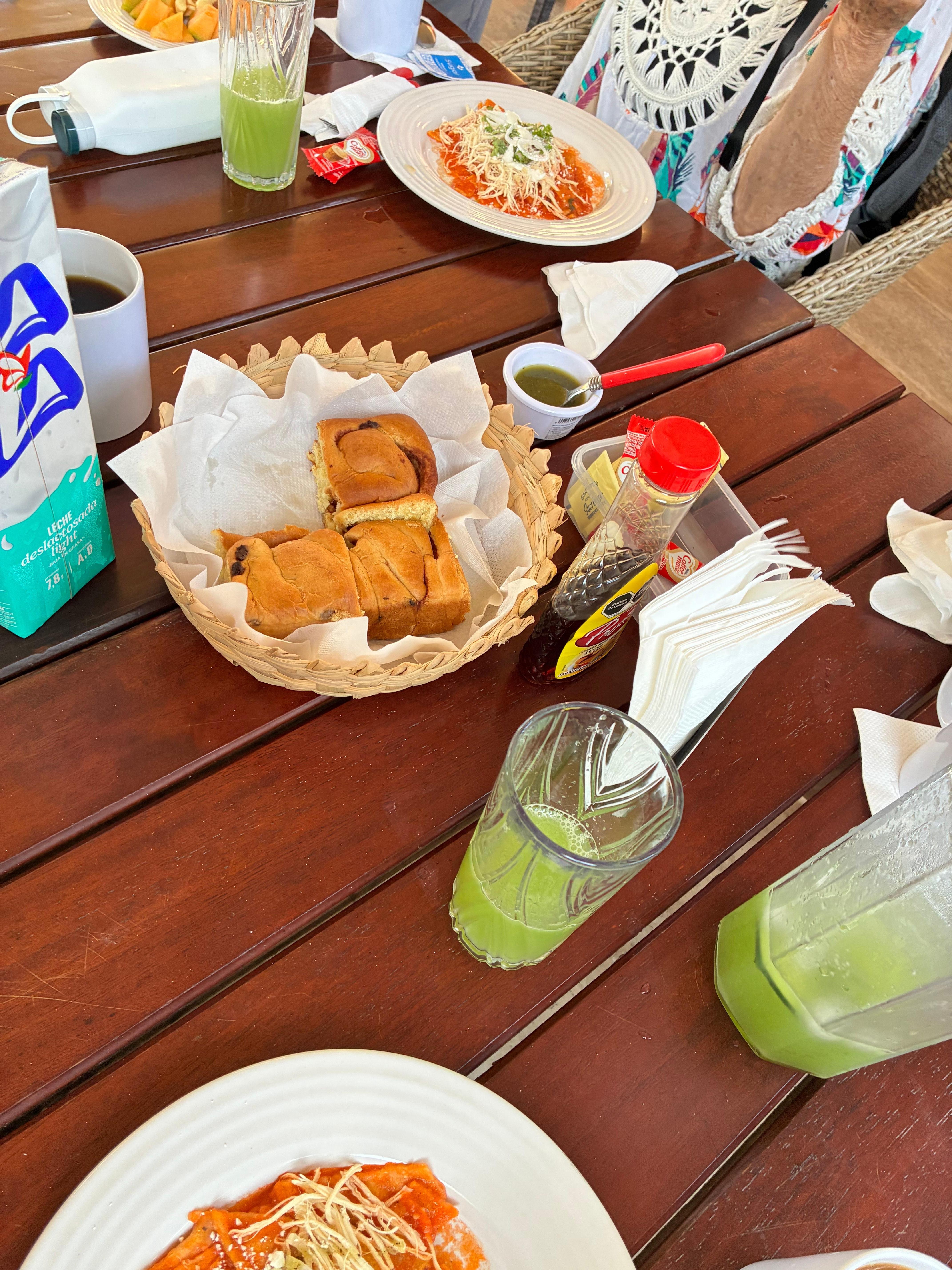 Simple but tasty breakfast.  Breakfast was the highlight of the stay.  Thanks to Angie.