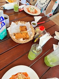 Simple but tasty breakfast. Breakfast was the highlight of the stay. Thanks to Angie.