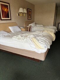 This was our room when we walked in after checking in.