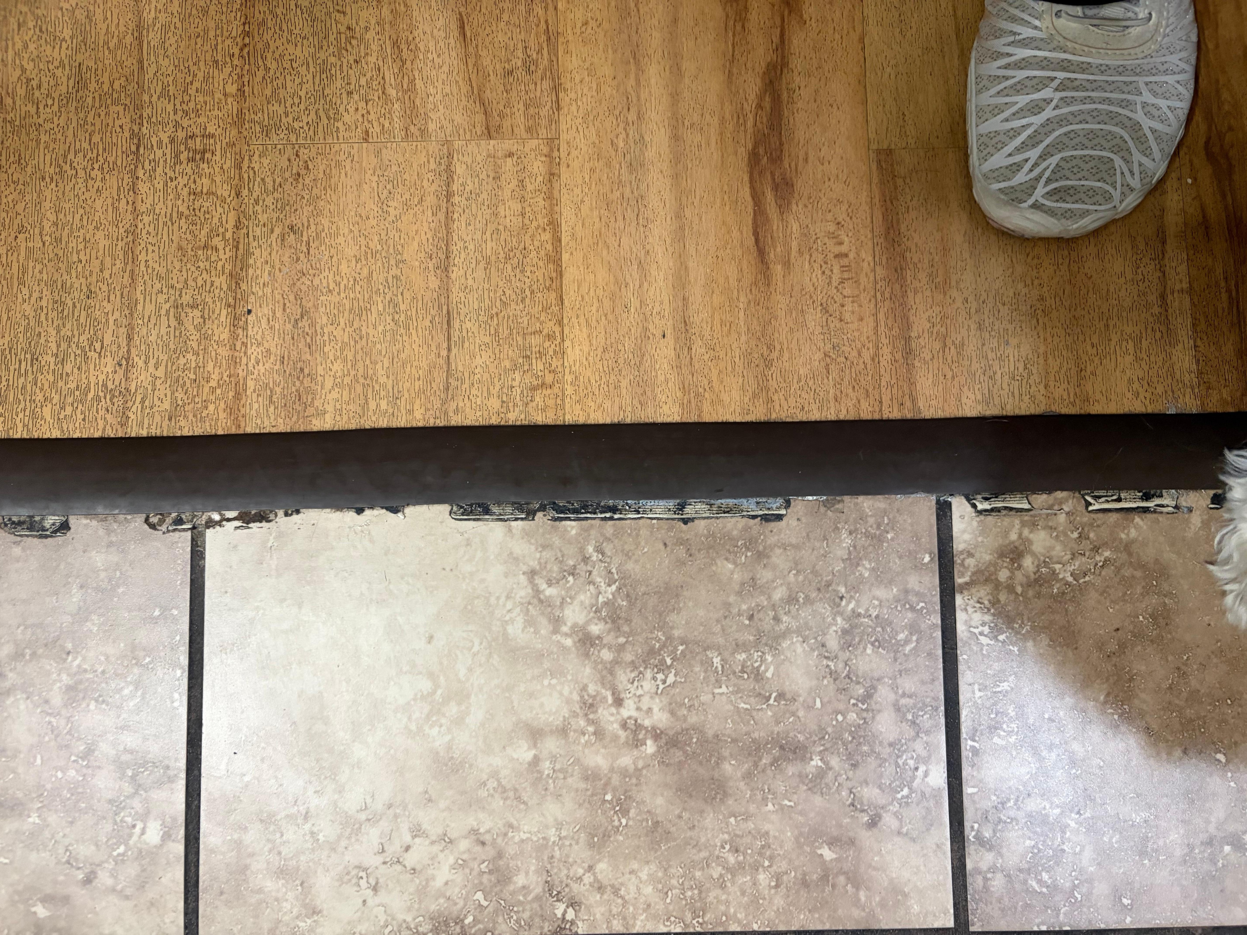 The grime in this threshold is indescribably bad