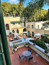 Vista da pousada