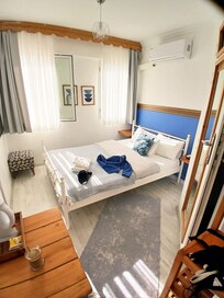 bright clean bedroom