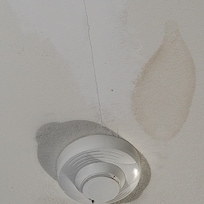 For the price point I would have expected a nicer non water damaged ceiling..