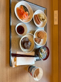 My first day breakfast