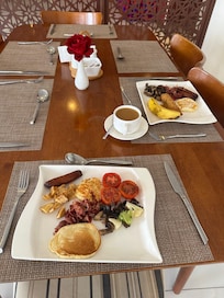 The photo shows what I had collected. It is self served.