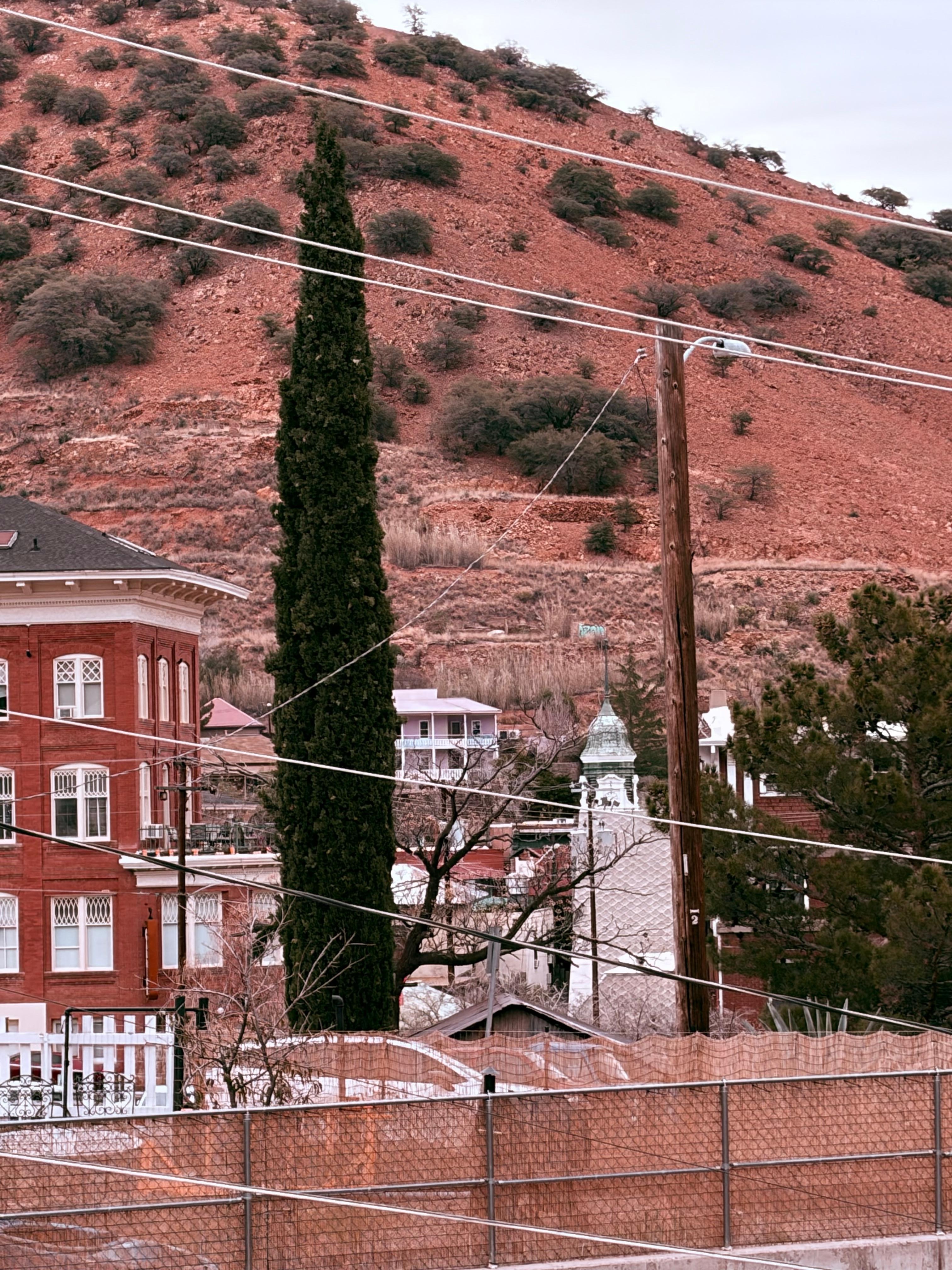 view from front porch. 