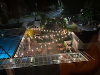 The hotel garden
