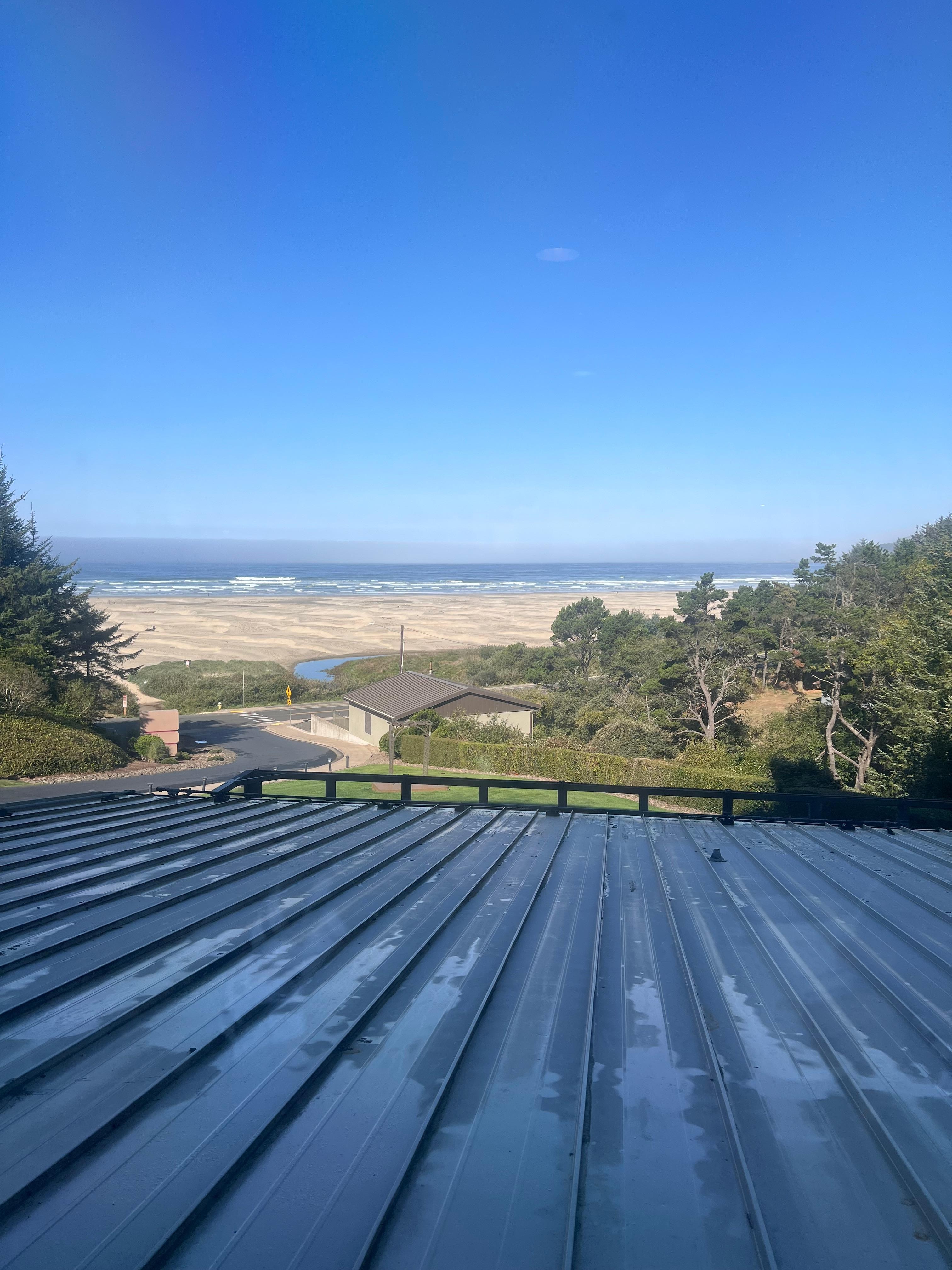 View from the elevators 