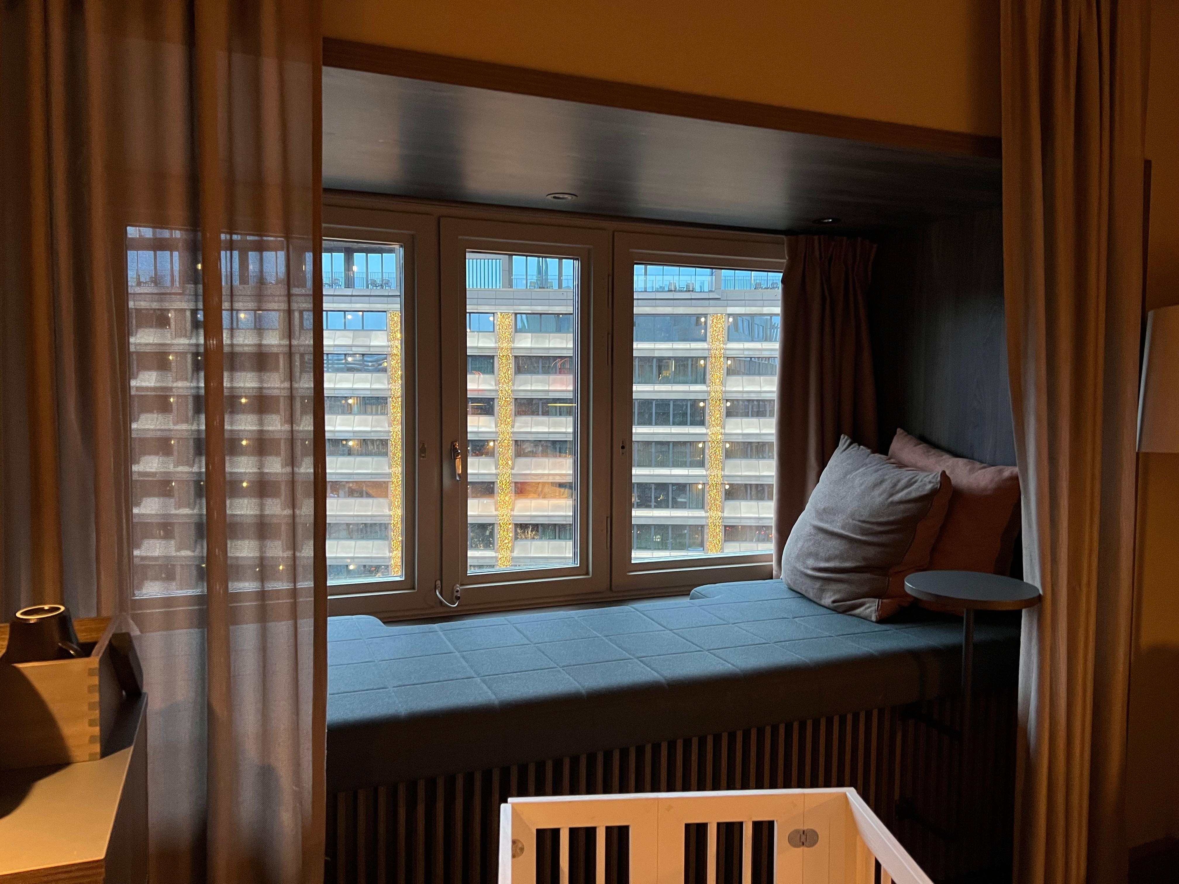 Bästa av allt var ju denna härliga sitthörna 